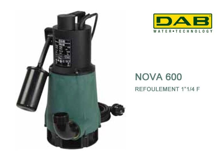 Pompe Relevage NOVA 600 DAB pour eaux Claires